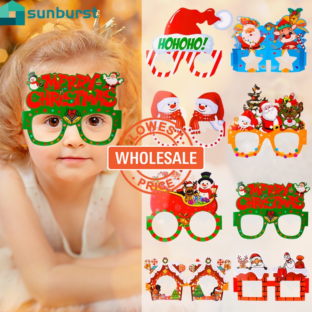 [Wholesale] 8Pcs New Year Eyeglasses Props / Christmas Party Funny ...