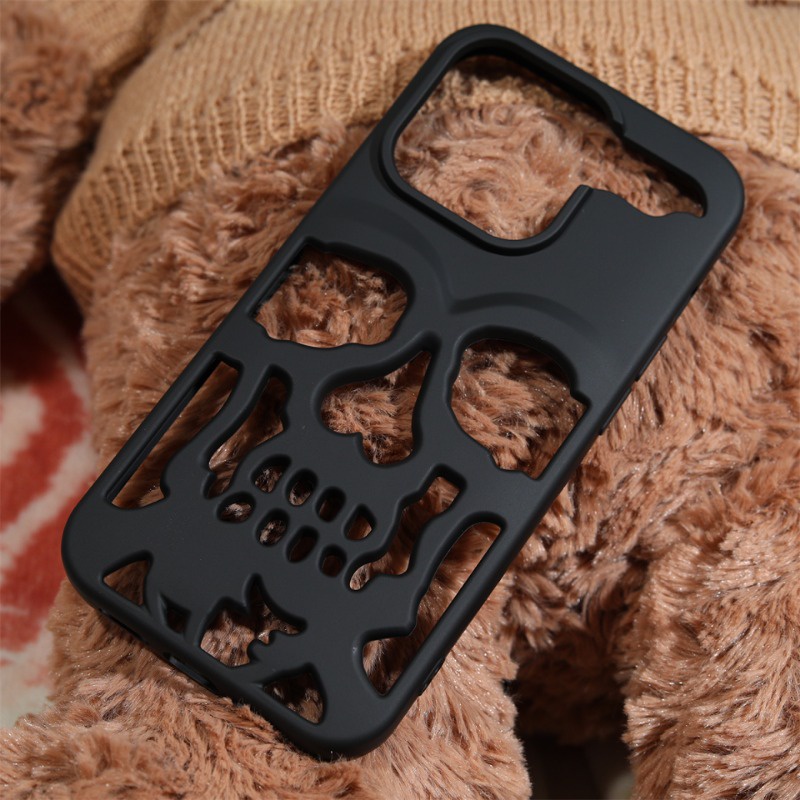 Tide Brand Hollowed-out Cooling Mobile Phone Case IPhone 14 11 13 12 15 ...