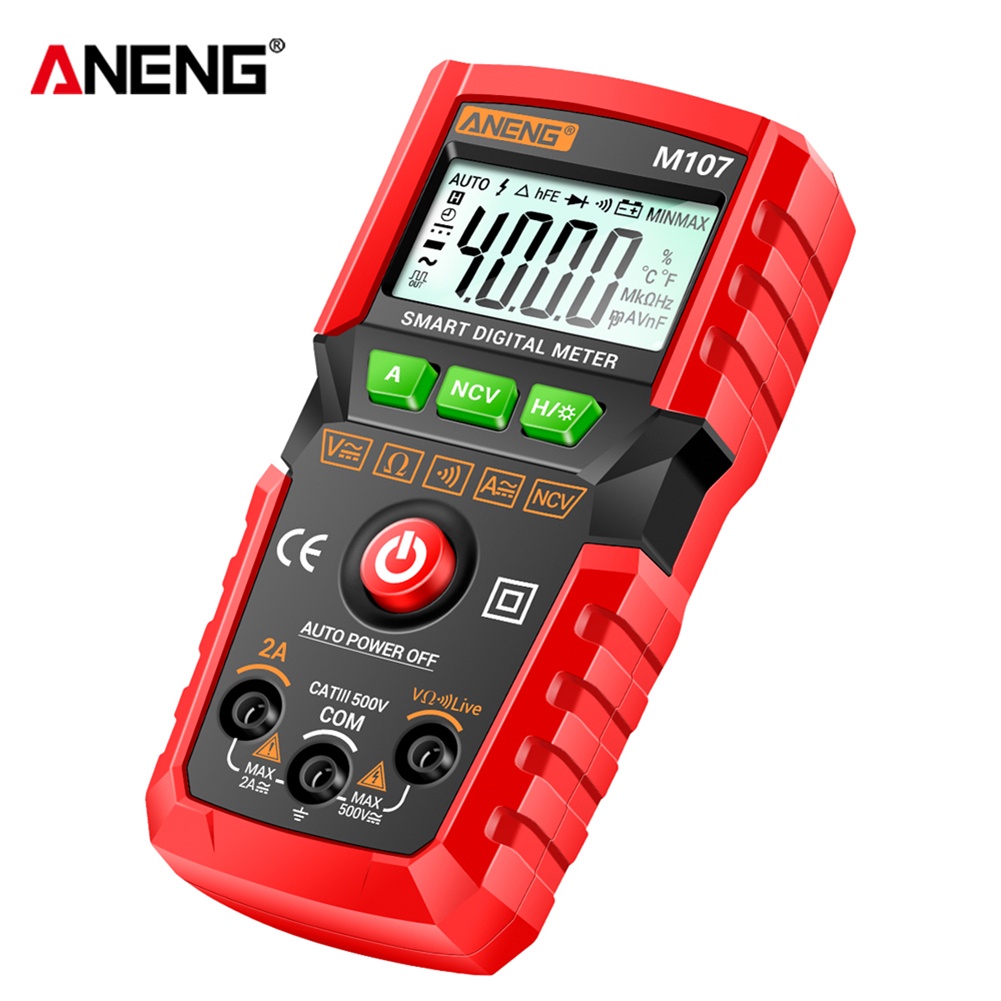 ANENG M107/M108 4000 Counts Smart Digital Multimeter Multimetro Tester ...