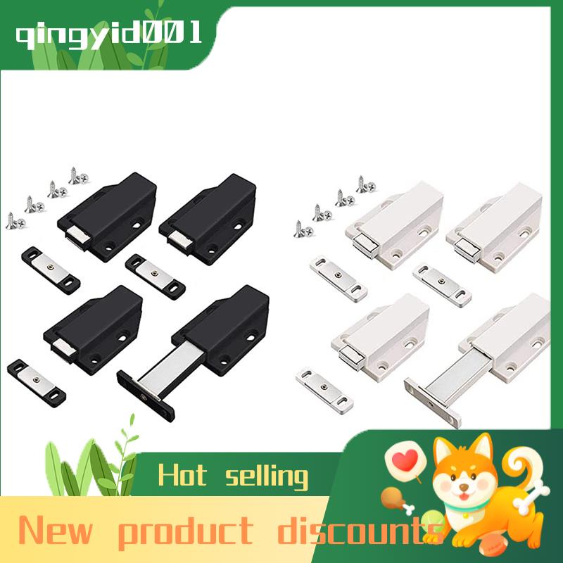 qingyid001 Push Latch Heavy Duty 4 Pack Push to Open Cabinet Hardware ...