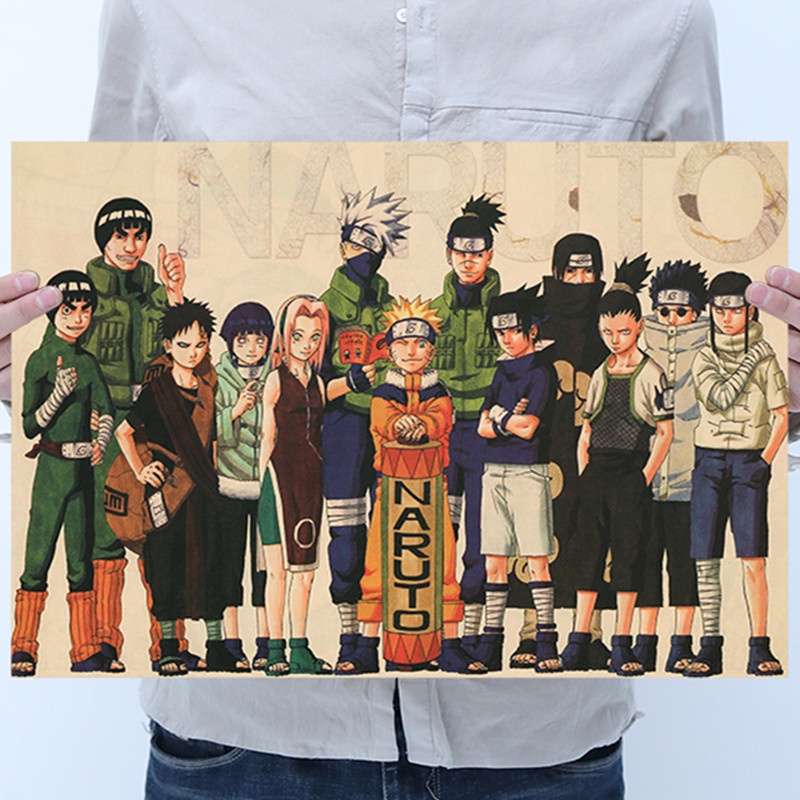 Naruto Anime Figure Posters Naruto Akatsuki Room Living Wall Decoration ...