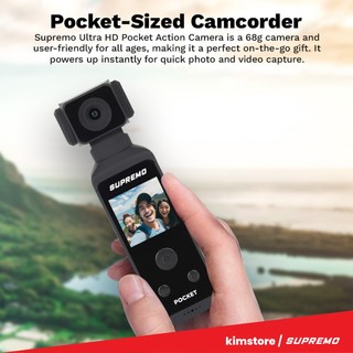 Supremo Ultra HD Pocket Action Camera | Shopee Philippines