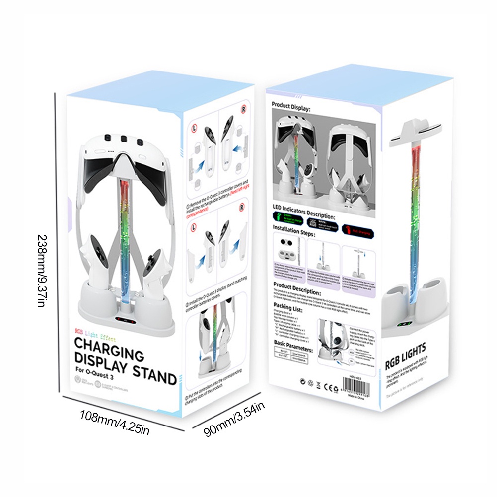 Display Stand Controller Charger Charging Dock Station for Oculus/Meta ...