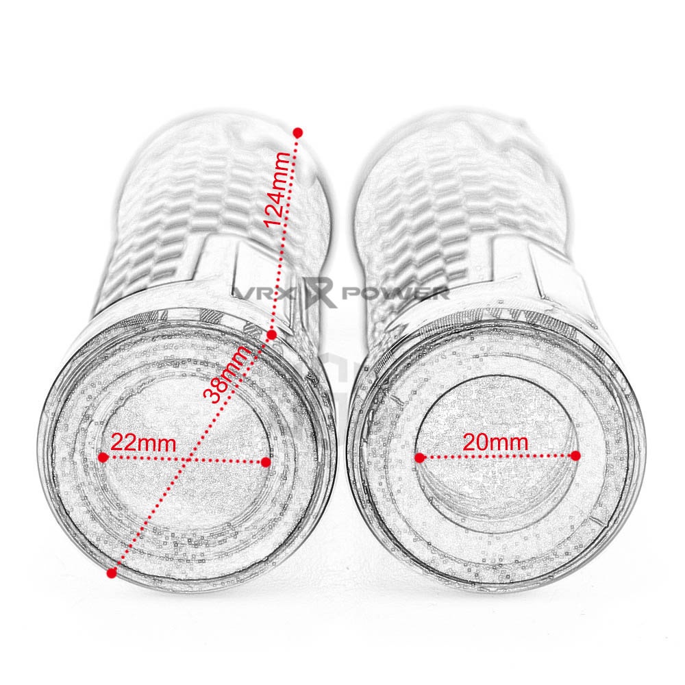 For Vespa S125 S150 Motorcycle Hand Grip Handlebar Grip Rubber Gel Hand ...