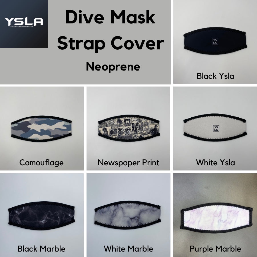 Neoprene Freedive Scuba Dive Snorkel Mask Strap Padded Cover Freediving ...