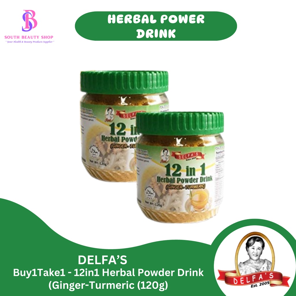 B1T1 Delfa's Food Products Inc. 12 in 1 Turmeric - Ginger Herbal Powder ...