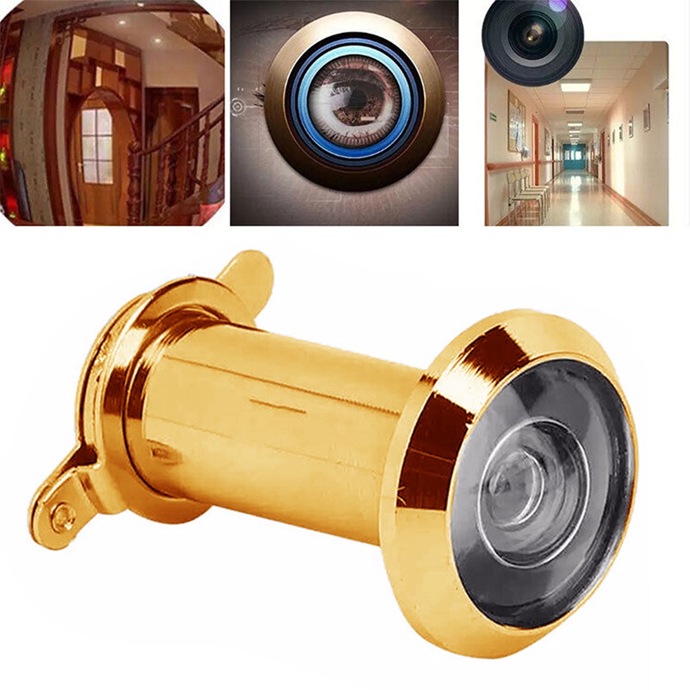 {LUSH} 220 Degree Door Peephole Viewer Wide Angle Eye Sight Hole Glass ...