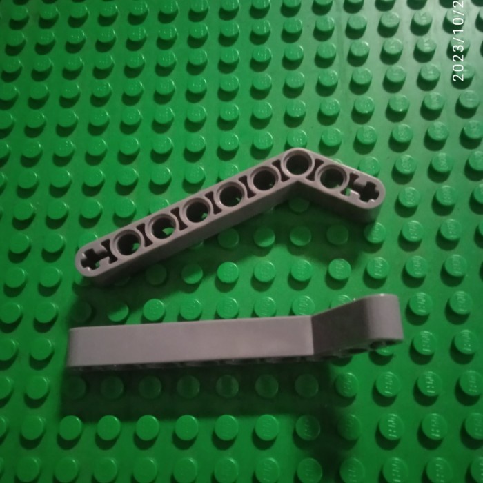 Lego technic angular beam 3x7 module lego 4211624 - Dark Gray | Shopee ...