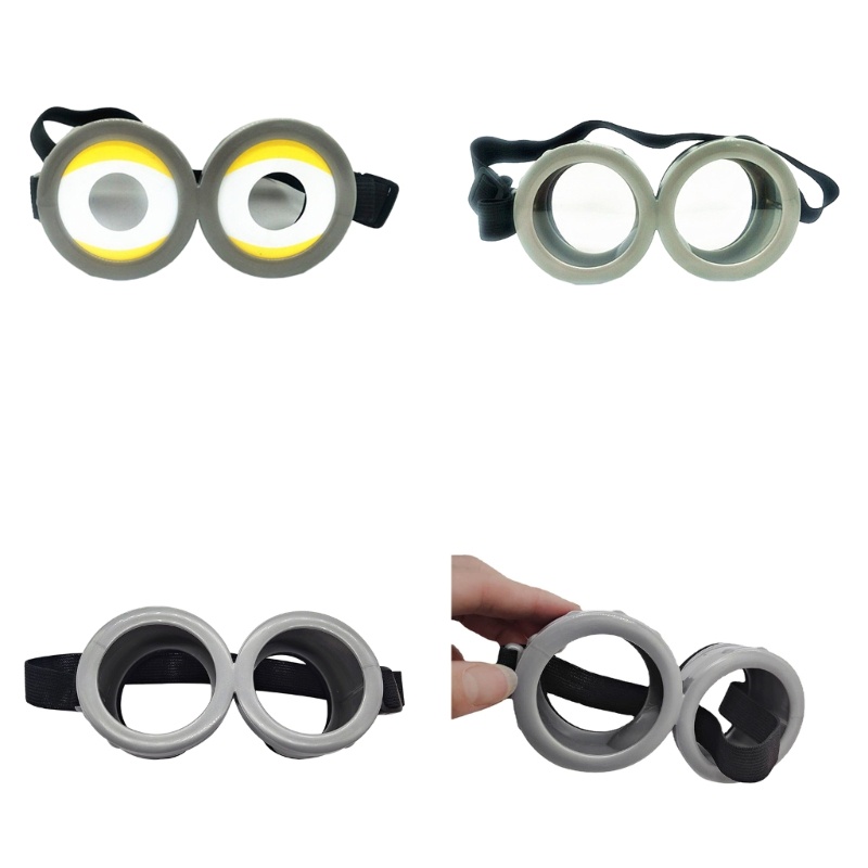 exhila Goggle Glasses Minion Costume for Cosplay Halloween Dress Up ...
