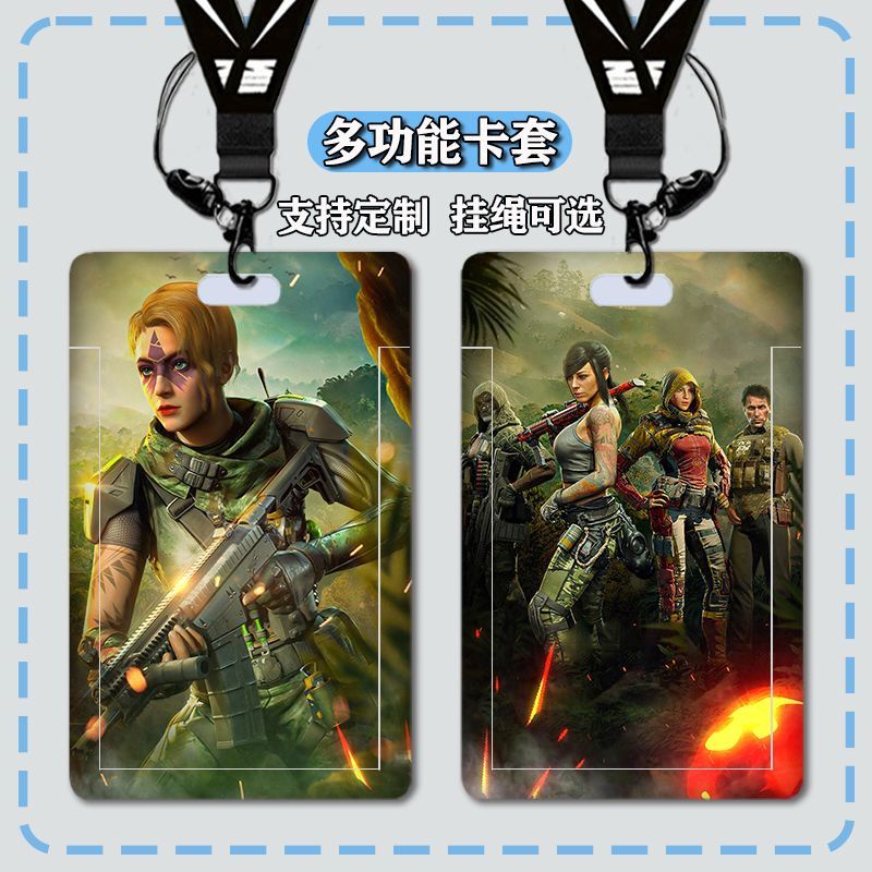 Call of Duty Card Holder Custom Student ID Personal ID Card Case Bank ...