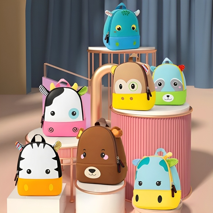 Animal Cartoon Kids Bag For Girls And Boys Backpack School Bags #3337 ...