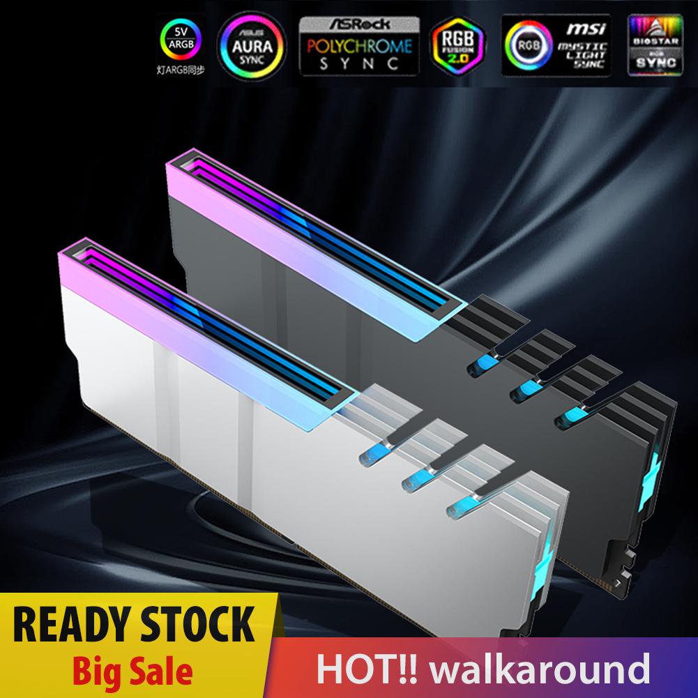 Heat Sink DDR4 DDR5 Ram Cooler Radiator 5V 3PIN ARGB Aluminum Alloy for ...