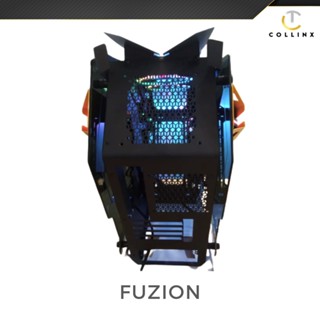 Fuzion Crusader Robot Black Case | Micro ATX Gaming Case | High Quality ...
