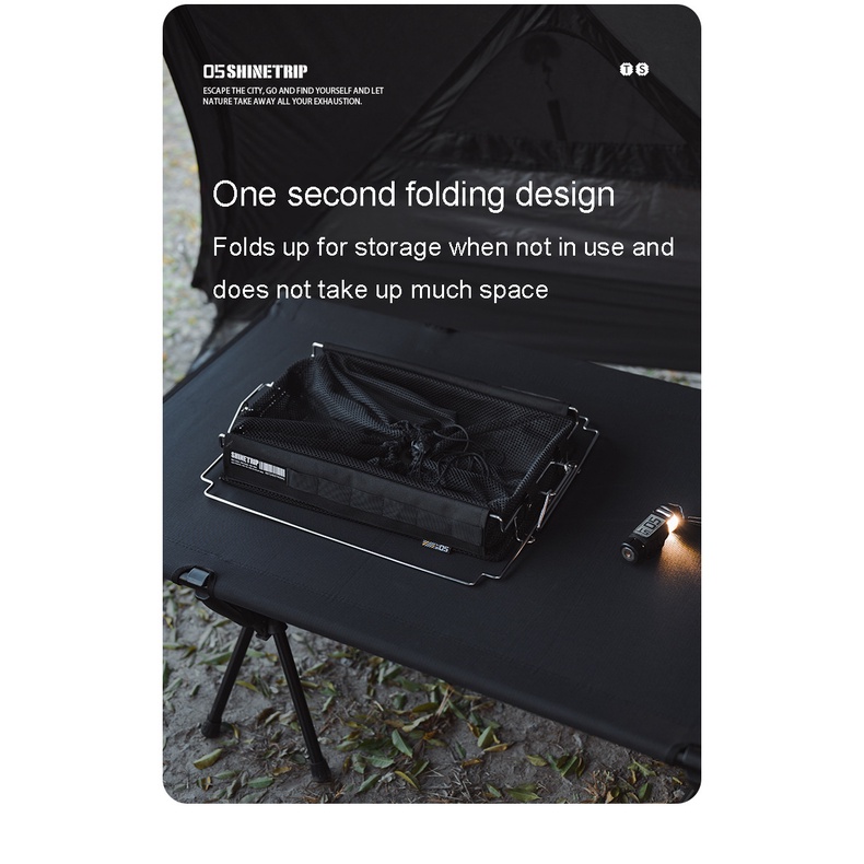 Shinetrip 05 Tactical Wind Removable Outdoor Camping Storage Basket ...