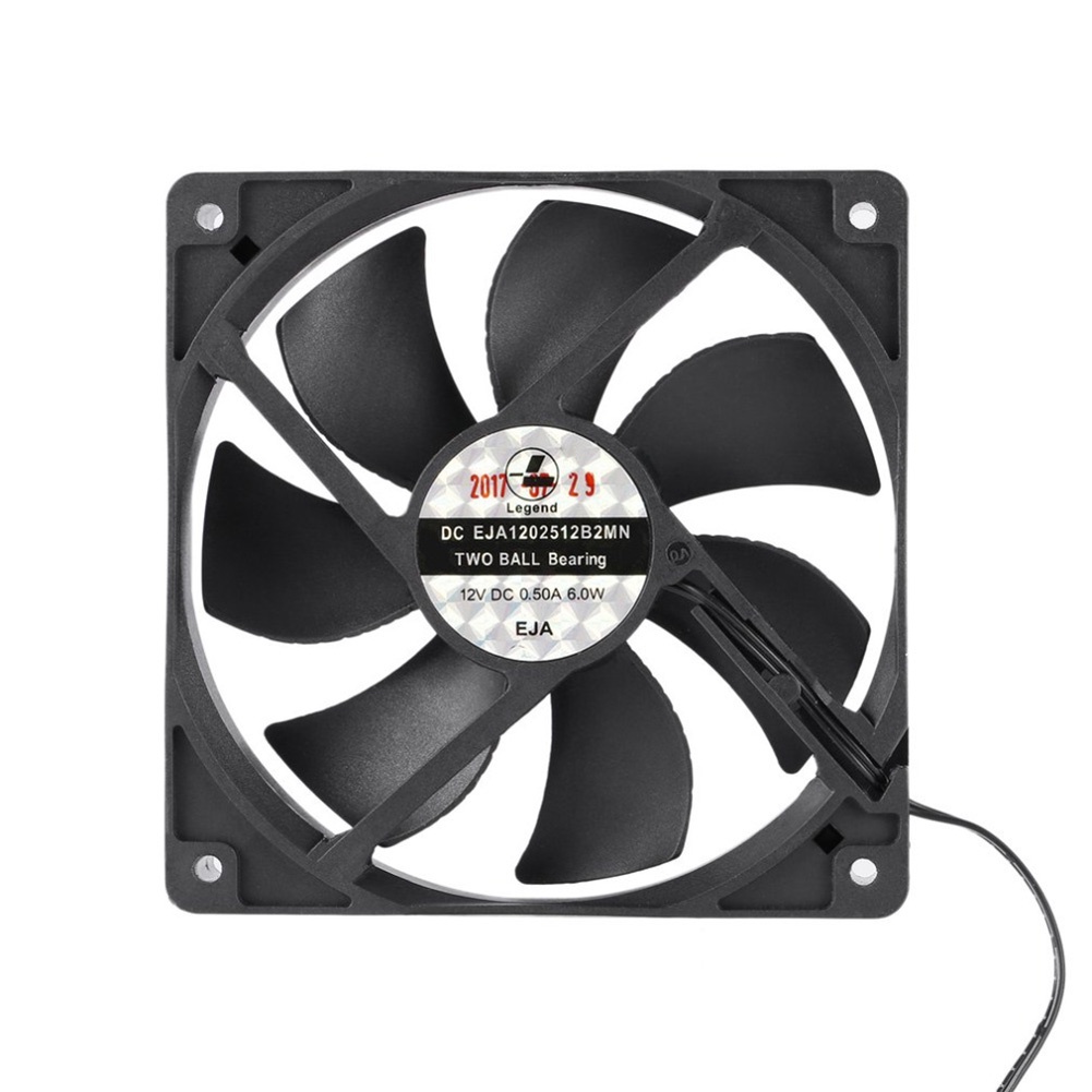E# Desktop Chassis Fan 12V Large Air Volume Computer PC Case Radiator ...