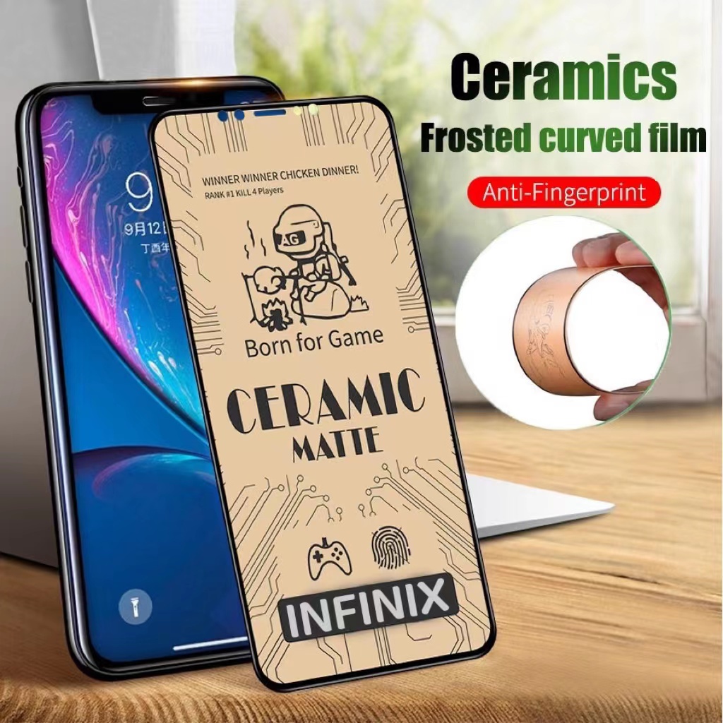 Anti fingerprint Frosted Film(Not Glass) For Tecno Spark 20 20C Go 2024 ...