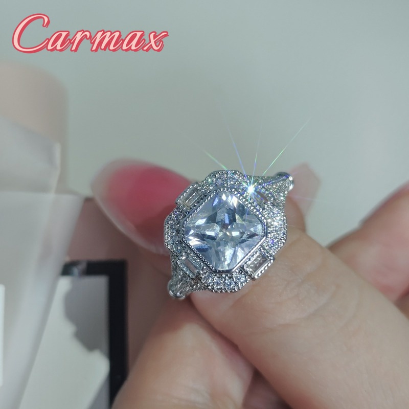 Fashion New Vintage Court Style Zircon Diamond Ring S925 Silver ...
