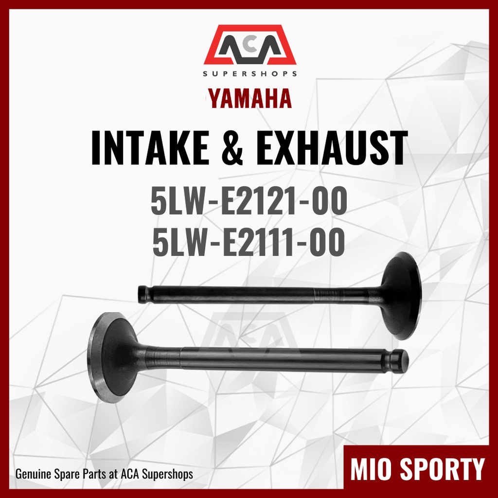 MIO SPORTY INTAKE AND EXHAUST VALVE (5LW-E2121-00/5LW-E2111)YAMAHA ...