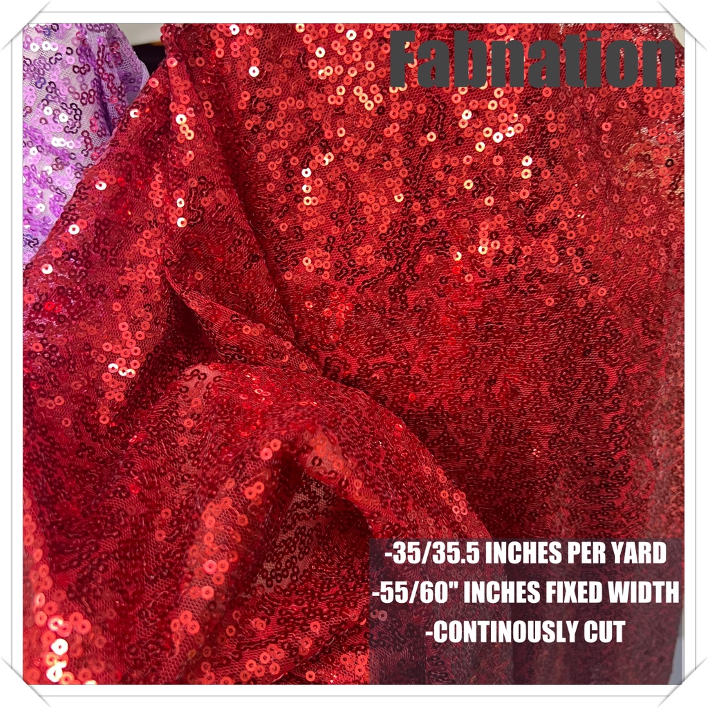Fully Sequins Tulle Sequence Fabric 54/60 Inches Width For Backdrop ...