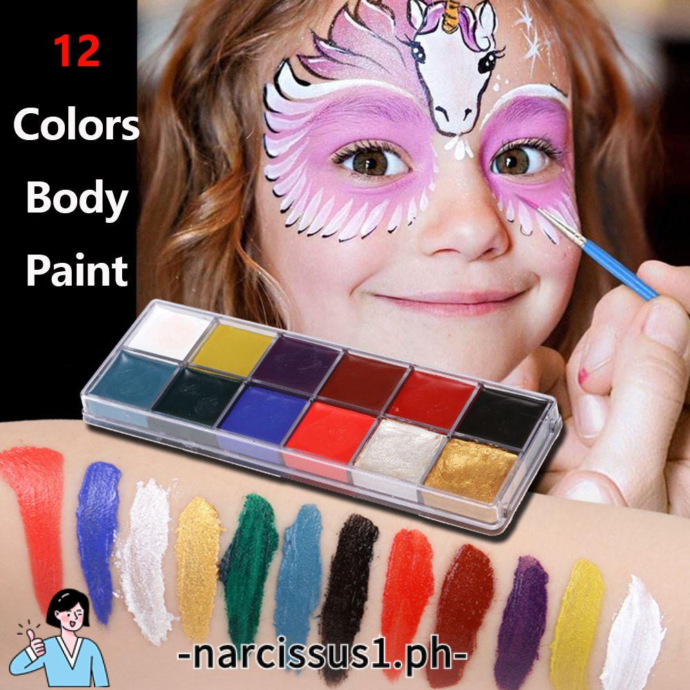 NARCIS 12 Color/set Body Paint Water-proof Painting Pigment Face Makeup ...