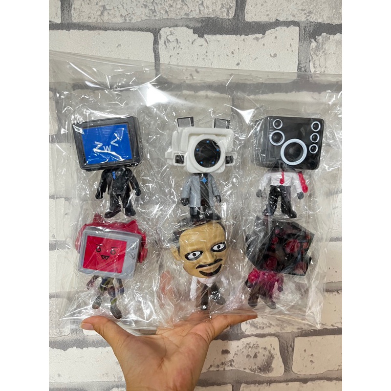 Skipidi toilet Model Set Big Head 6 pcs | Shopee Philippines