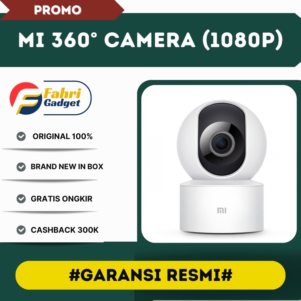 Xiaomi Mi 360 Camera (1080p) Home Security Camera High Resolution 1080p ...