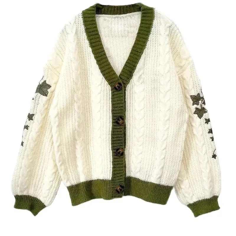 Taylor Swift Cardigan Evermore Korean Knitted Floral Cardigans Sweater ...