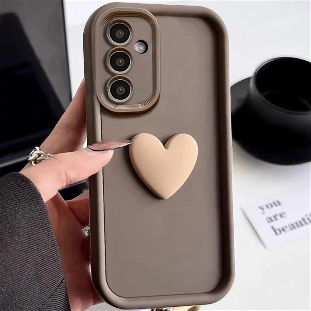 Cute 3d Love Heart Silicone Case For Samsung Galaxy A04s A05s A15 A14