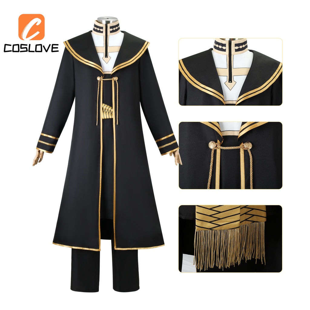 Anime Frieren: Beyond Journey's End Heiter Cosplay Fulll Set Costume ...