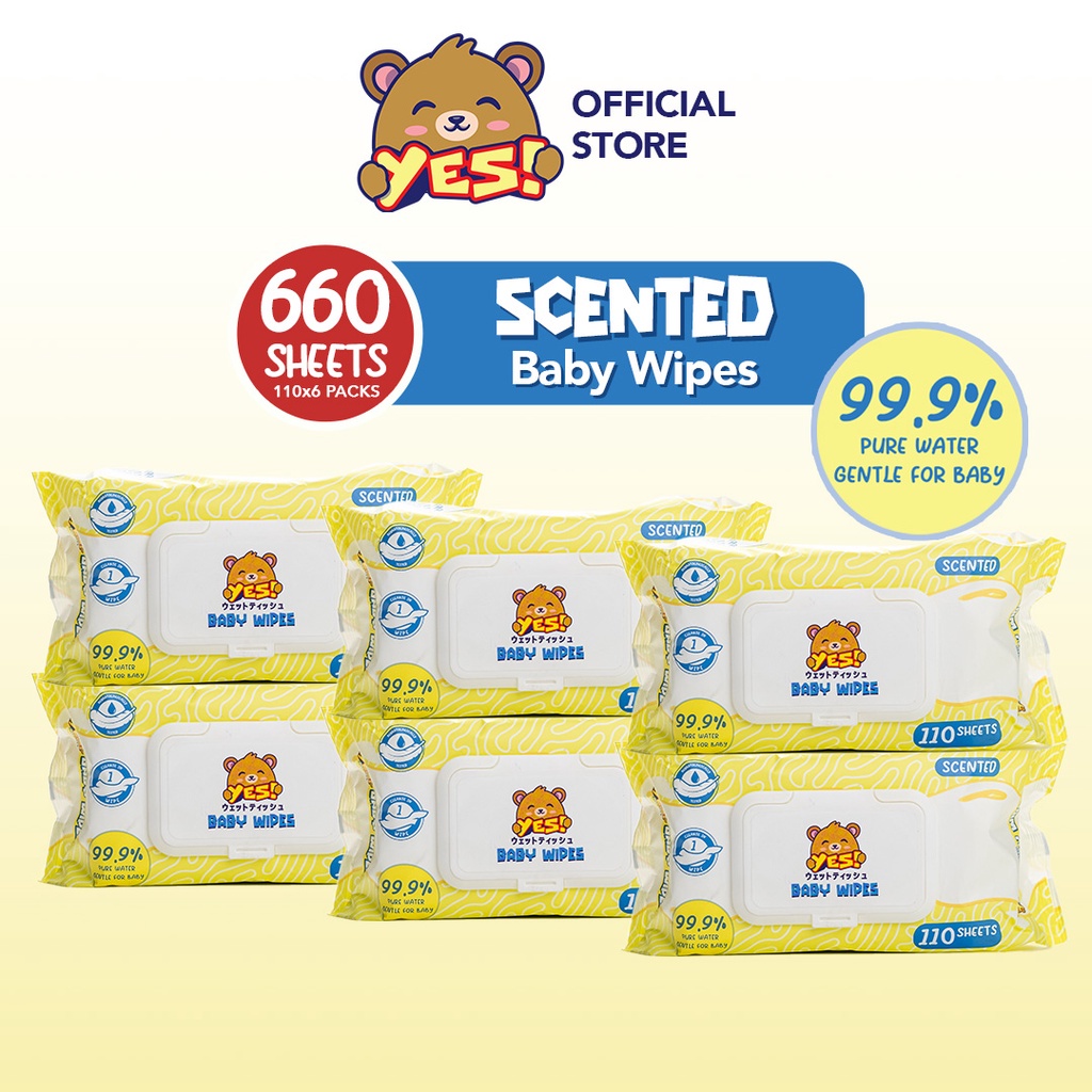 YES! Baby Wipes VALUE MOMMY SCENTED BUY 6 TAKE 3 | Shopee Philippines