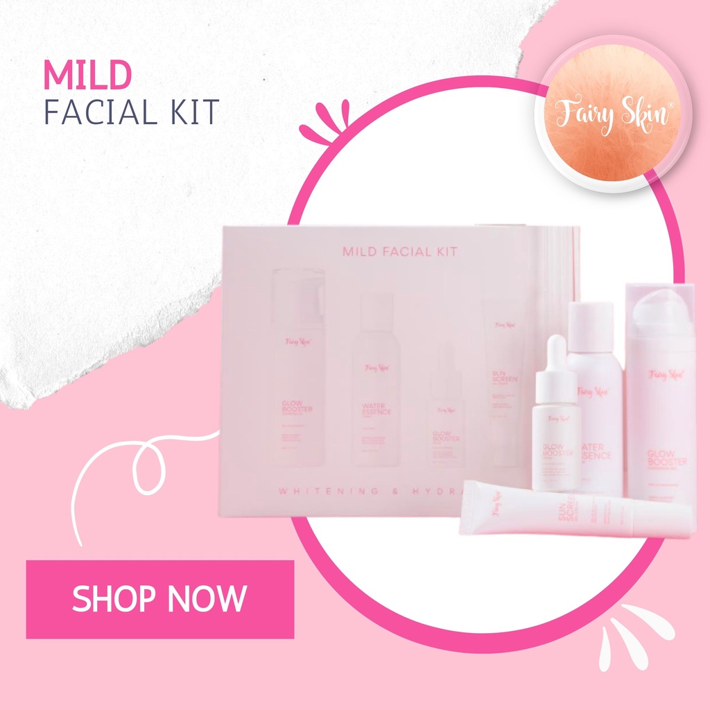 FairySkin MILD FACIAL KIT | Maintenance Set | FAIRY SKIN | Shopee ...