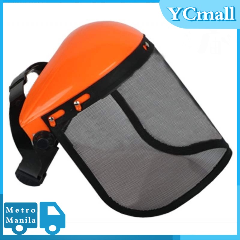 Grass Trimmer Helmet Garden Grass Trimmer Safety Helmet Hat With Full ...