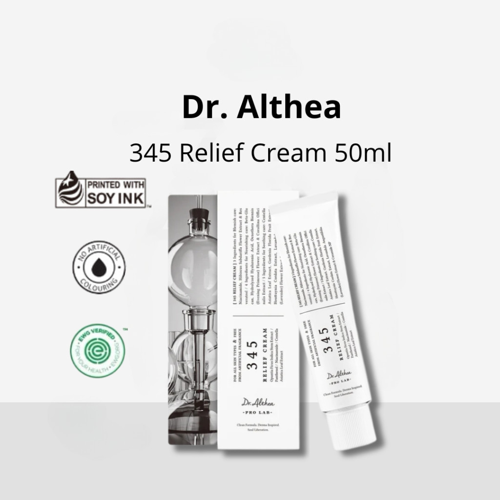Korean Dr. Althea 345 Relief Cream Facial Moisturizer Lotion Serum ...
