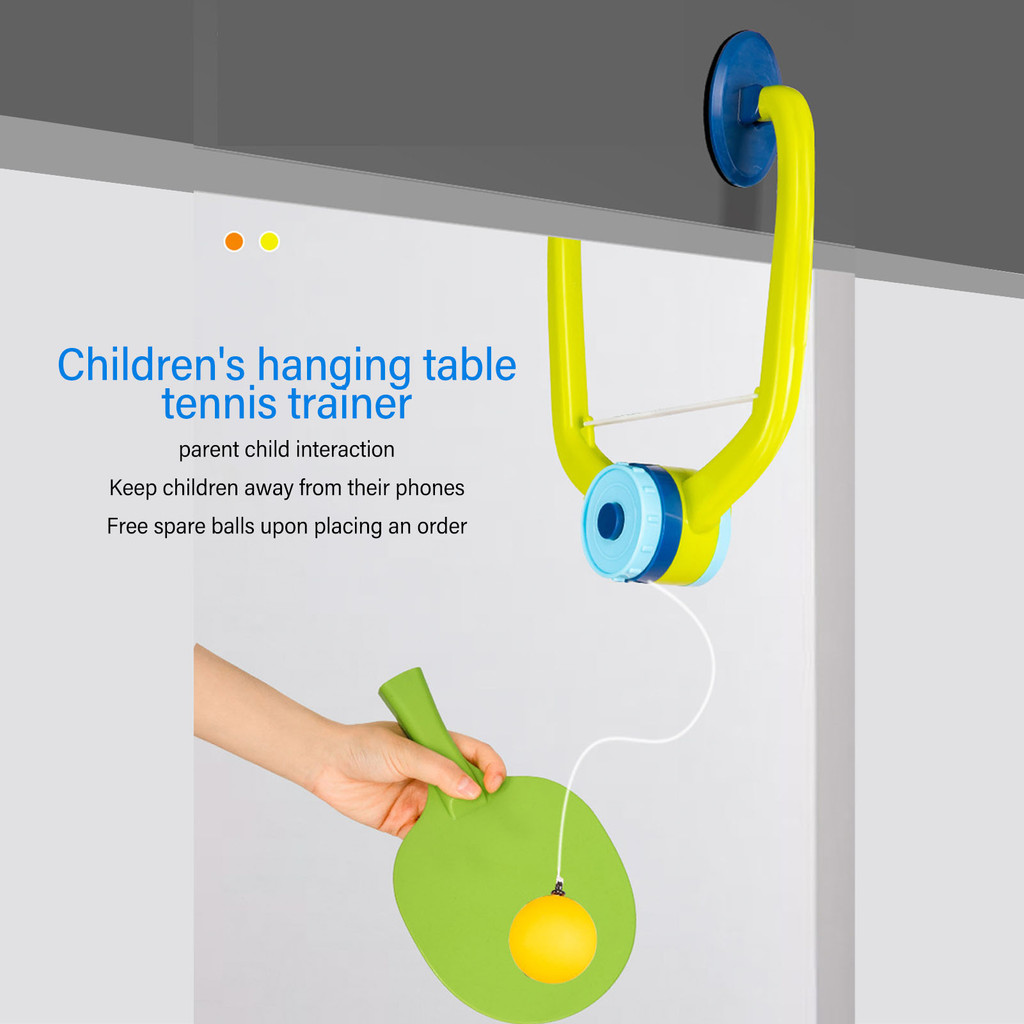 [WMA] Indoor Hanging Table Tennis Trainer Portable Set Kids Portable ...