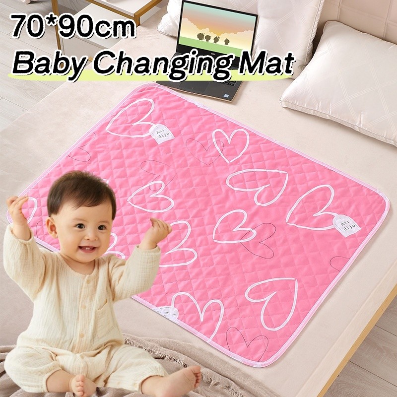70*90cm Portable Baby Diaper Changing Mat Watertight Baby Diaper Mat ...
