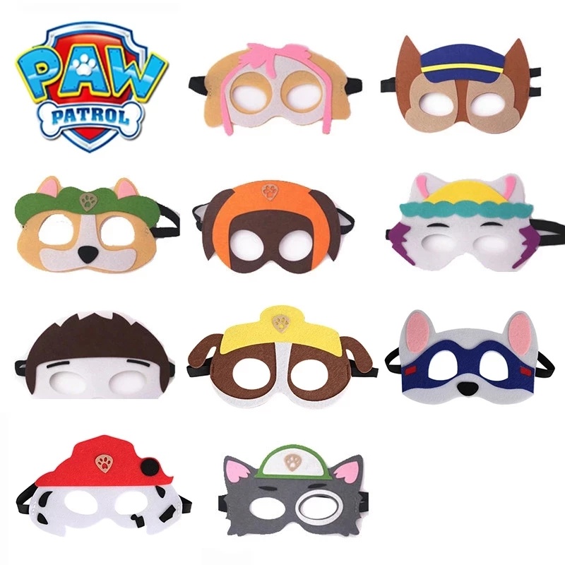Paw Patrol Birthday Party Masks Toy Puppy Patrol Kids' Costume Masks ...