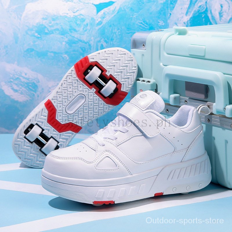 Ready Stock Transformative Shoes Four-Wheel Adult Children Student ...