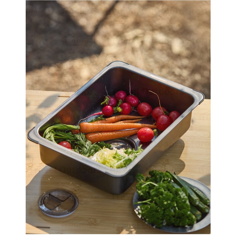 Naturehike IGT Compatible 6L Wash Sink Integrated Table Stainless Steel ...