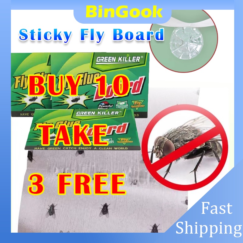 Ticky Glue Paper Fly Flies Trap Catcher Bugs Insects Catcher Board ...