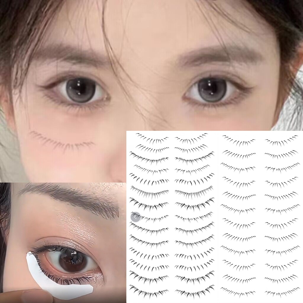 Lower False Eyelashes Tattoo Stickers Waterproof Long Lasting Lower ...