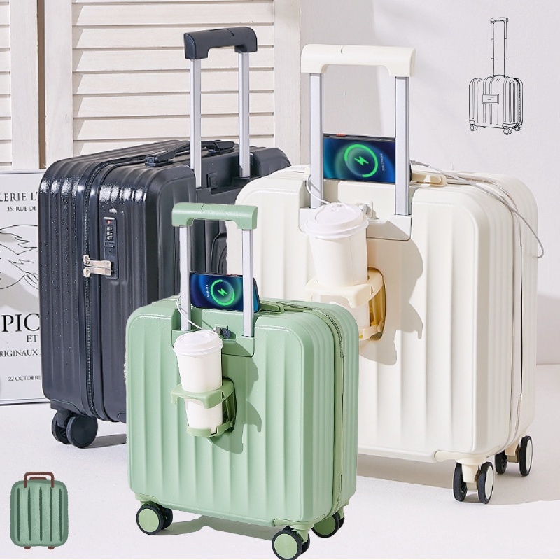 18 Inch Lightweight Luggage Kid Multifunctional Travel Luggage ...