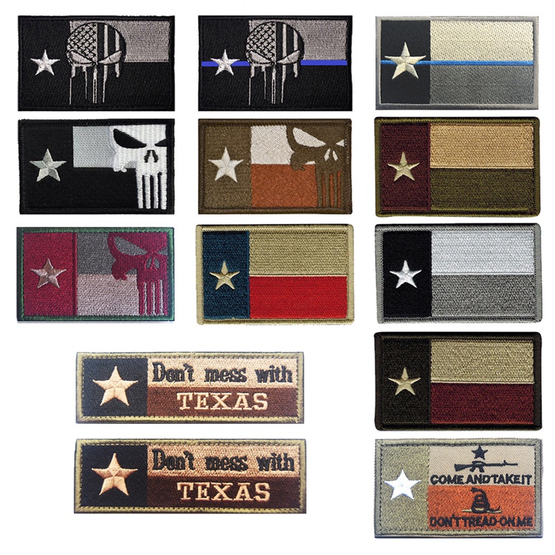 Ready Stock American State Flag Texas Badge Texas Texas Flag 3D ...