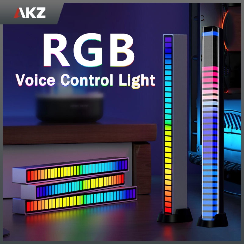 AKZ - Sound Control Creative LED Strip Sound Control Rhythm Lightt Bar ...
