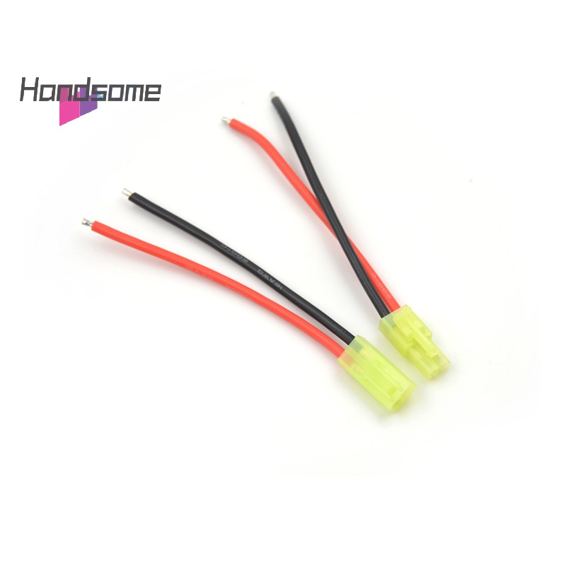 Handsome- 1pair Mini Tamiya Connector Male & Female 2pin wire 16AWG NEW ...