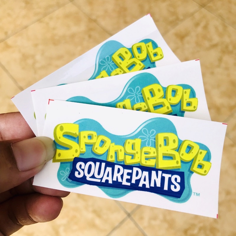 Spongebob stickers animated cartoon stickers JDM waterproof grains ...