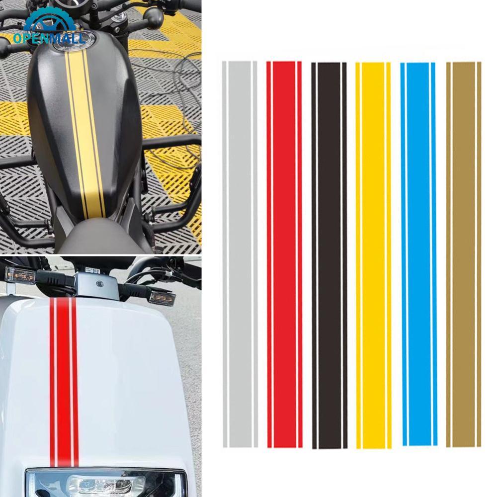 Om 50cm 20inch Motorcycle Tank Decals Decoration Stickers Diy Fuel Tank 