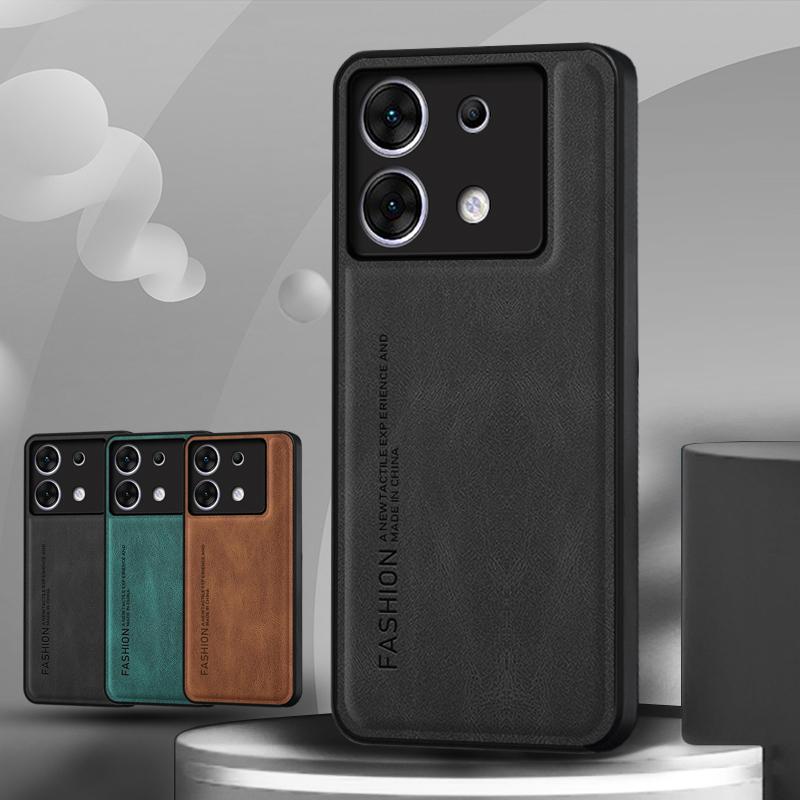 For Infinix Zero 30 5G X6731 Case Lambskin Texture Leather Leather Case ...