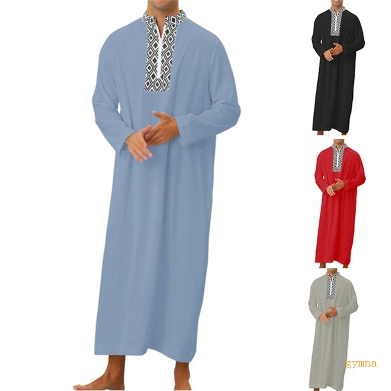 gy Men Middle East Jubba Thobe Muslim Thobe Male Islamic Saudi Arabic ...