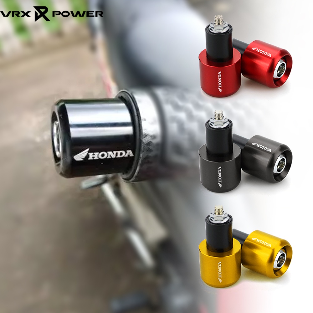 Honda Motorcycle Handlebar Mini Bar End Plugs Grip Caps CNC Handle Grip ...