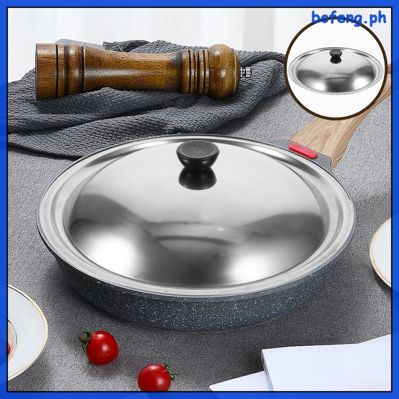 Pot Cover Universal Pan Lid Flat Cap Stainless Steel Lids Replacement ...